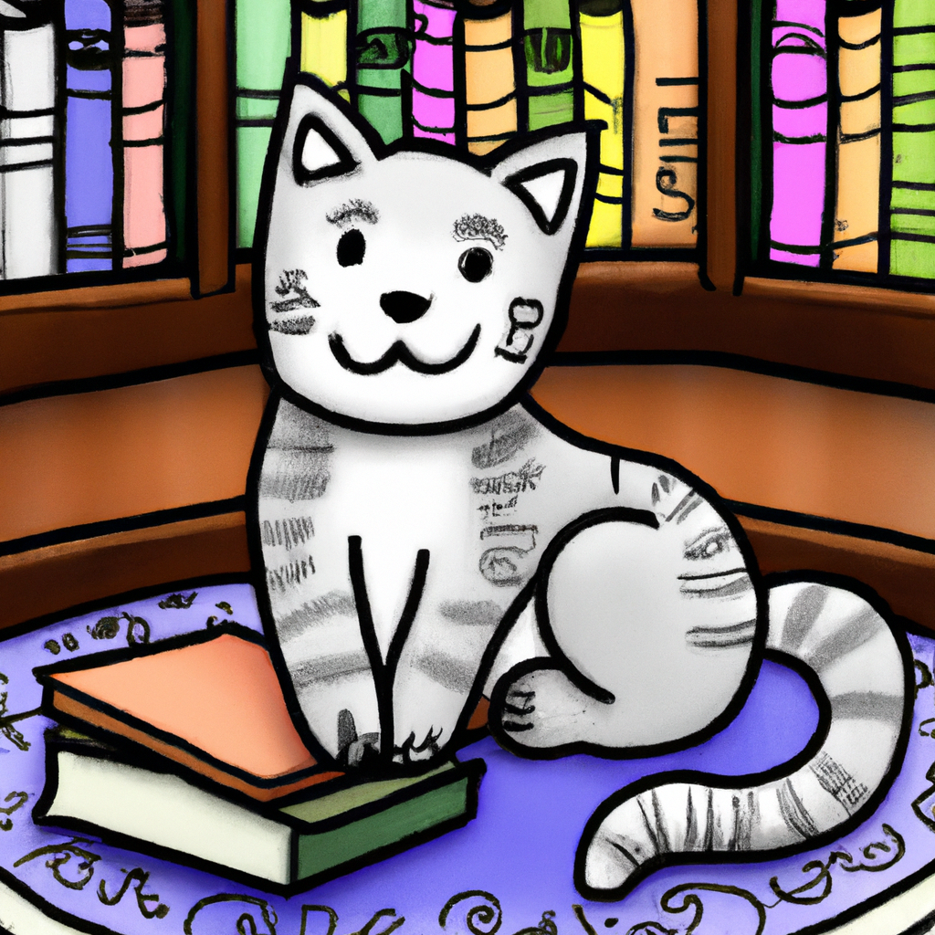 Dewy The Little Library Cat By Orla, Aged 11 , From The Smiley Book ...